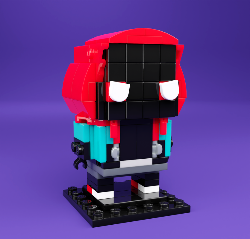 LEGO MOC Miles Morales Custom Brickheadz by IconicBrix | Rebrickable ...