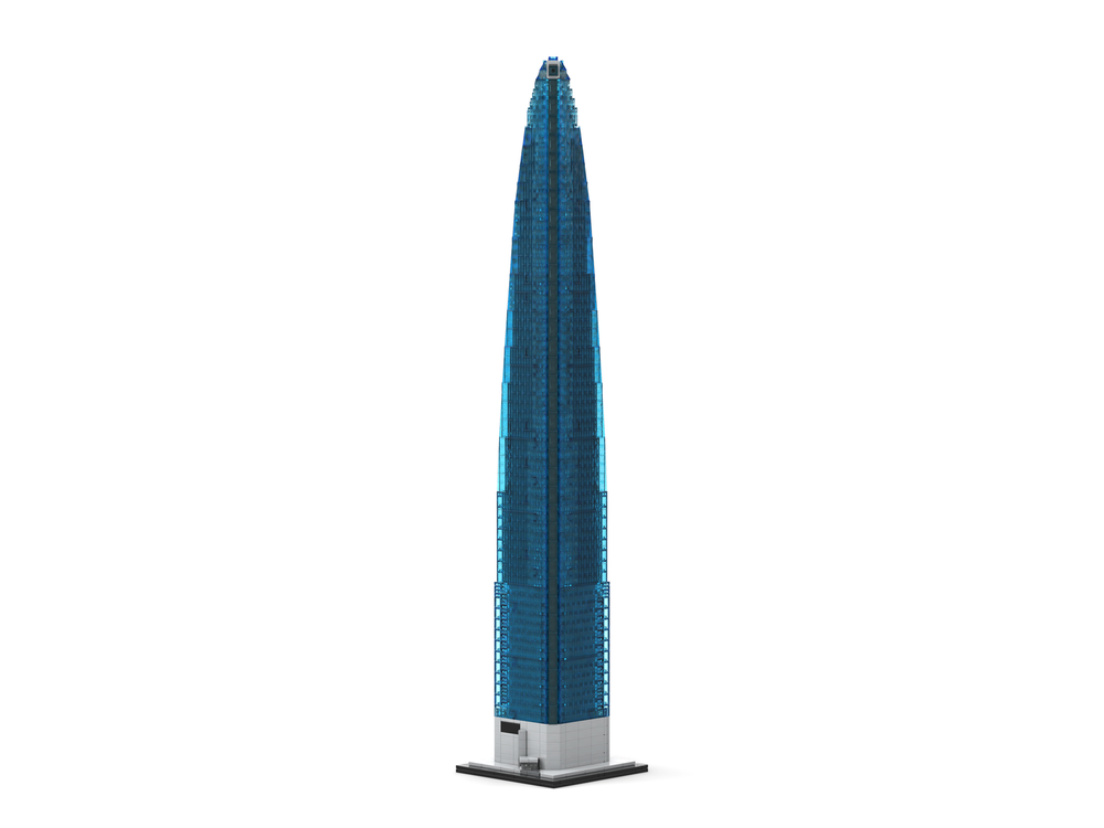 LEGO MOC Shanghai World Financial Center 1:800 scale by sea2sea ...
