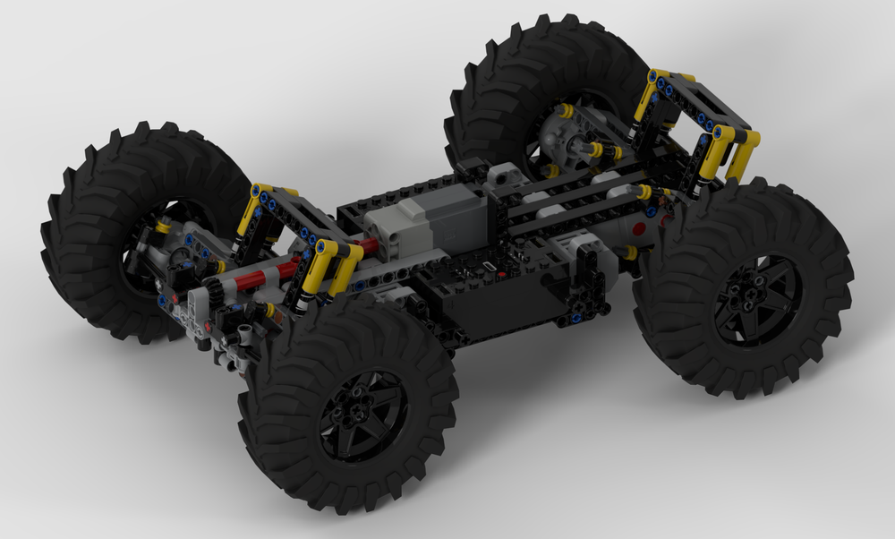 LEGO MOC Can-Am Maverick X3 4 BuWizz motor Chassis by Another brick in ...