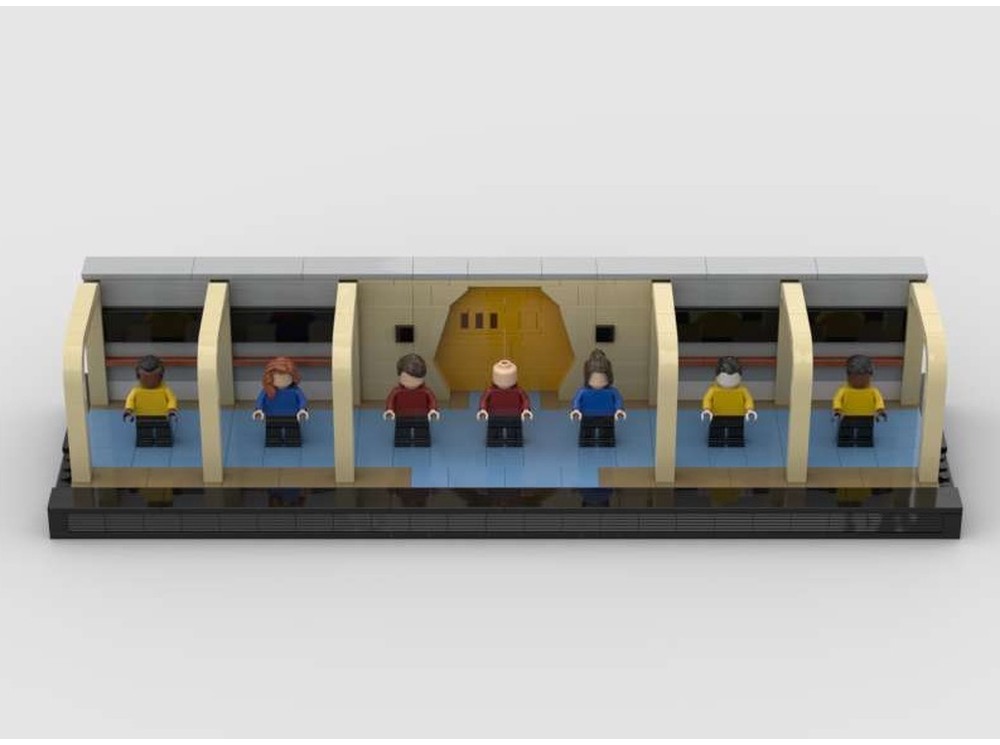 LEGO MOC Star Trek TNG Minifigure Display Stand by Sendek | Rebrickable ...