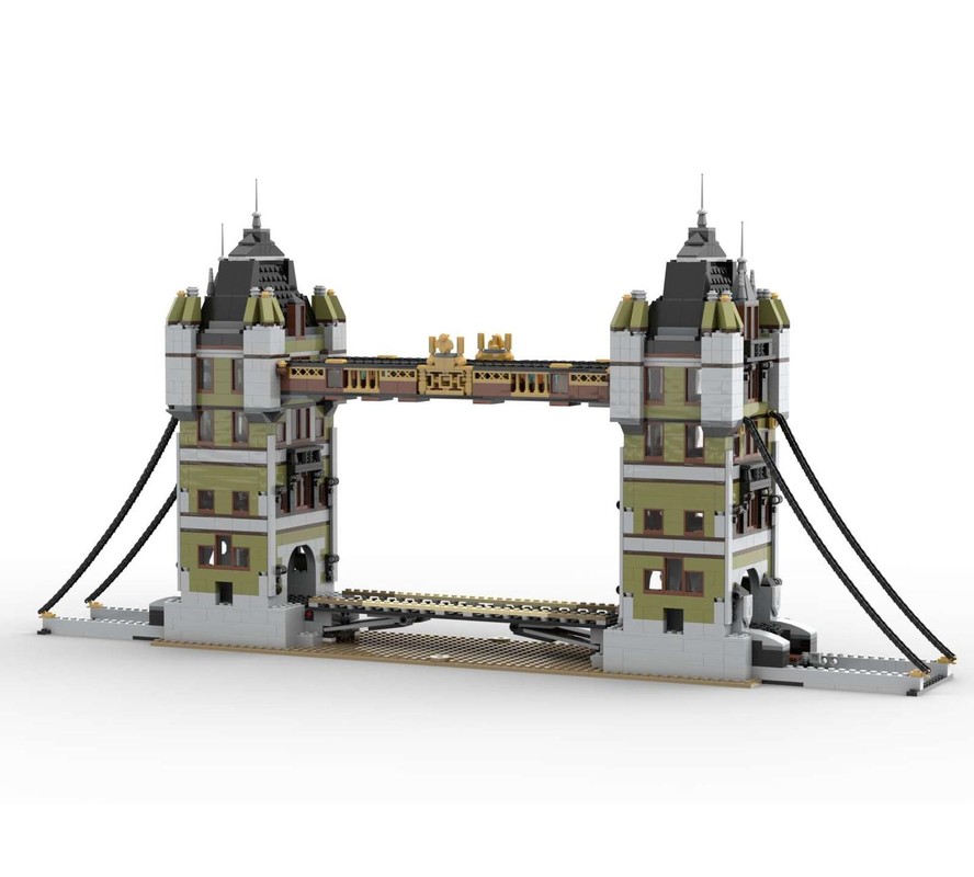 LEGO MOC Tower Bridge by Niouls | Rebrickable - Build with LEGO