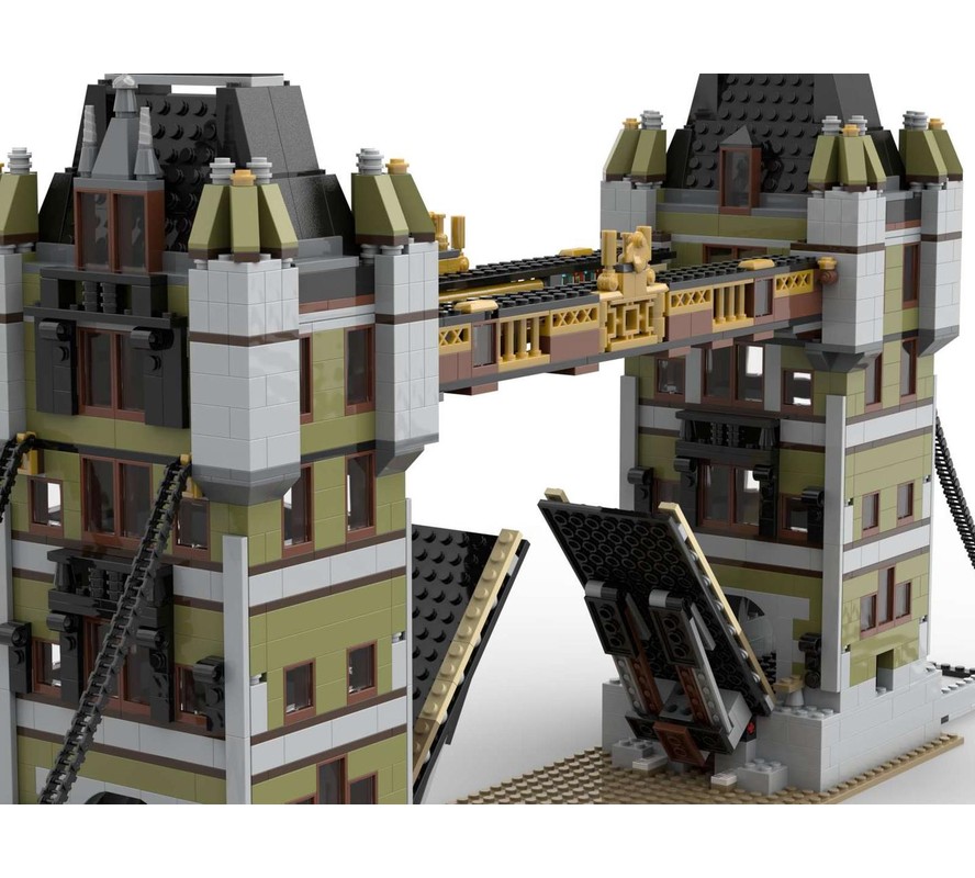 LEGO MOC Tower Bridge by Niouls | Rebrickable - Build with LEGO