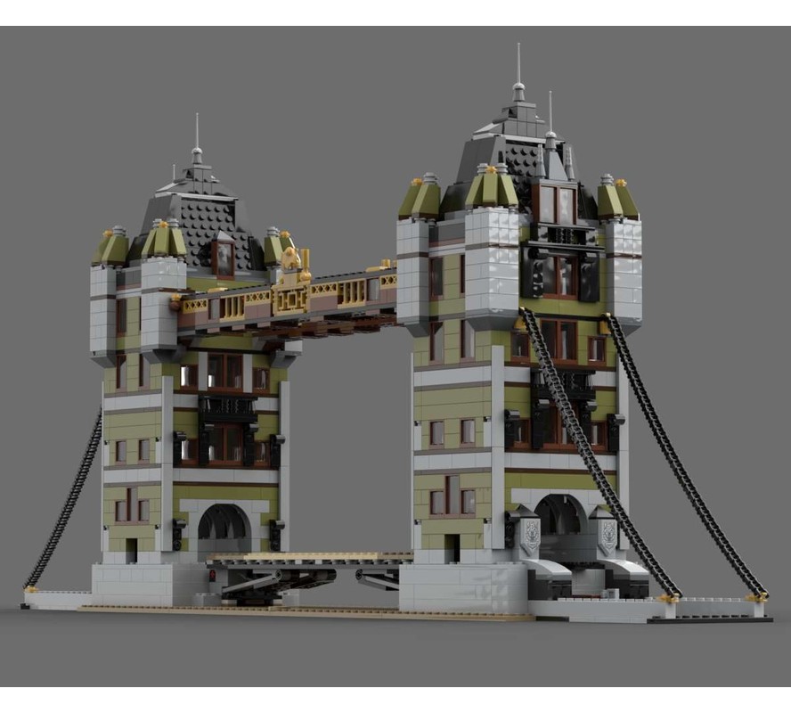 LEGO MOC Tower Bridge by Niouls | Rebrickable - Build with LEGO