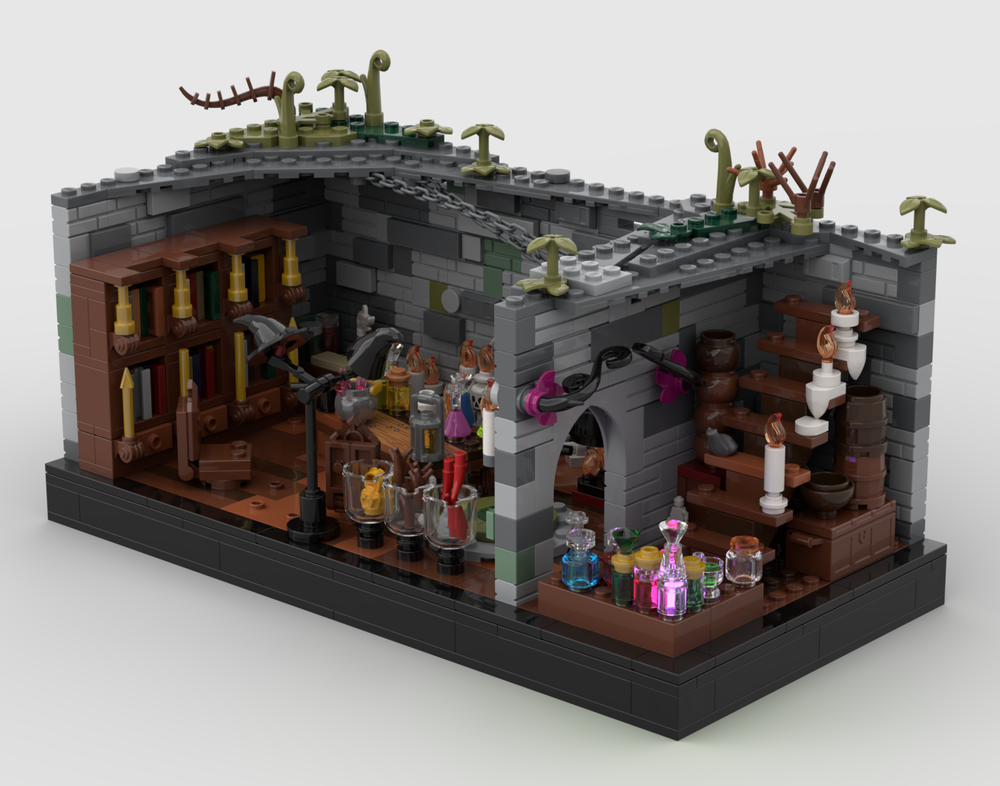 LEGO MOC D&D witch diorama by Polokot | Rebrickable - Build with LEGO