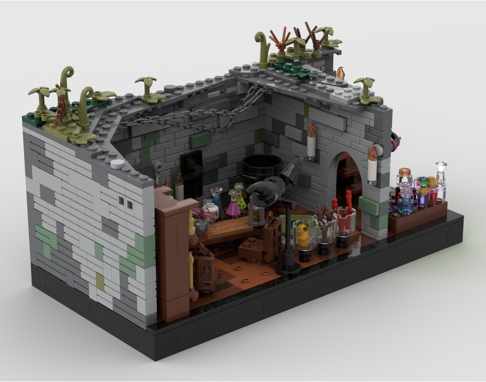 LEGO MOC-206736 D&D witch diorama by Polokot | Rebrickable - Build with ...