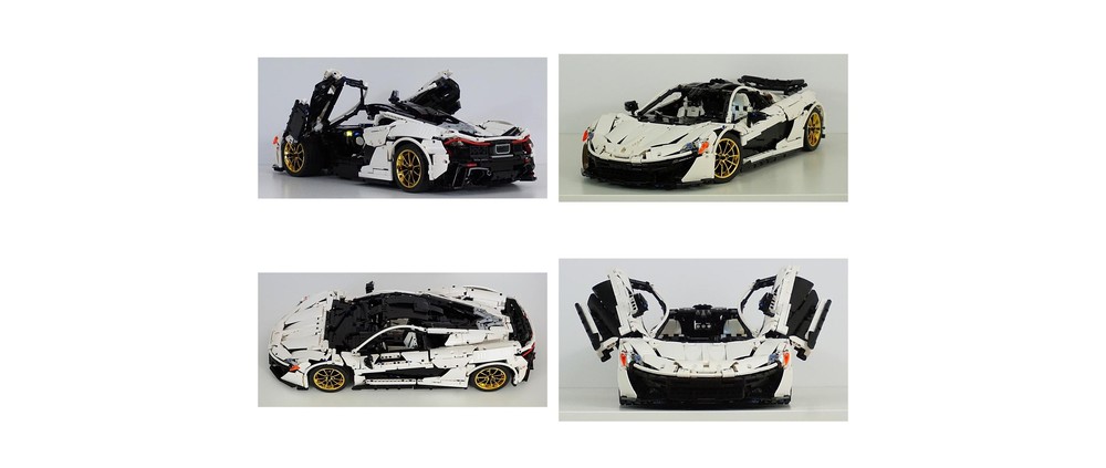 LEGO MOC P1 hypercar 1:8 - RC version only - by brunojj1 | Rebrickable ...