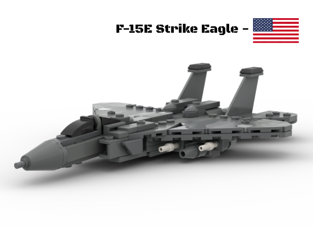 LEGO MOC McDonnell Douglas F-15E Strike Eagle by BasicBuilder23 ...