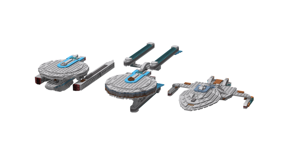 LEGO MOC-206743 USS Hutzel Kitbashed Starship by LegendAJ | Rebrickable ...