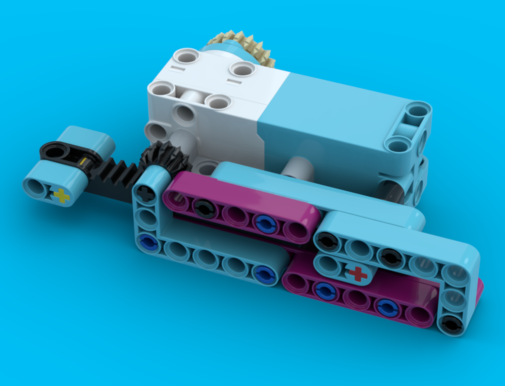 LEGO MOC How to: gear rack by NanoGiantsAcademy | Rebrickable - Build ...