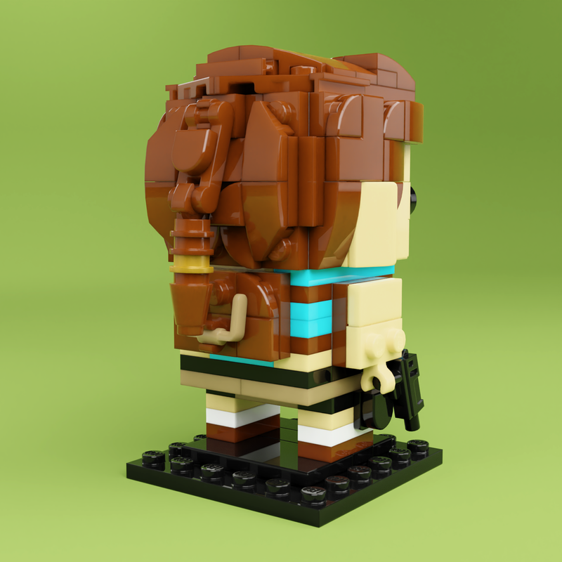 LEGO MOC Lara Croft Custom Brickheadz by IconicBrix | Rebrickable ...