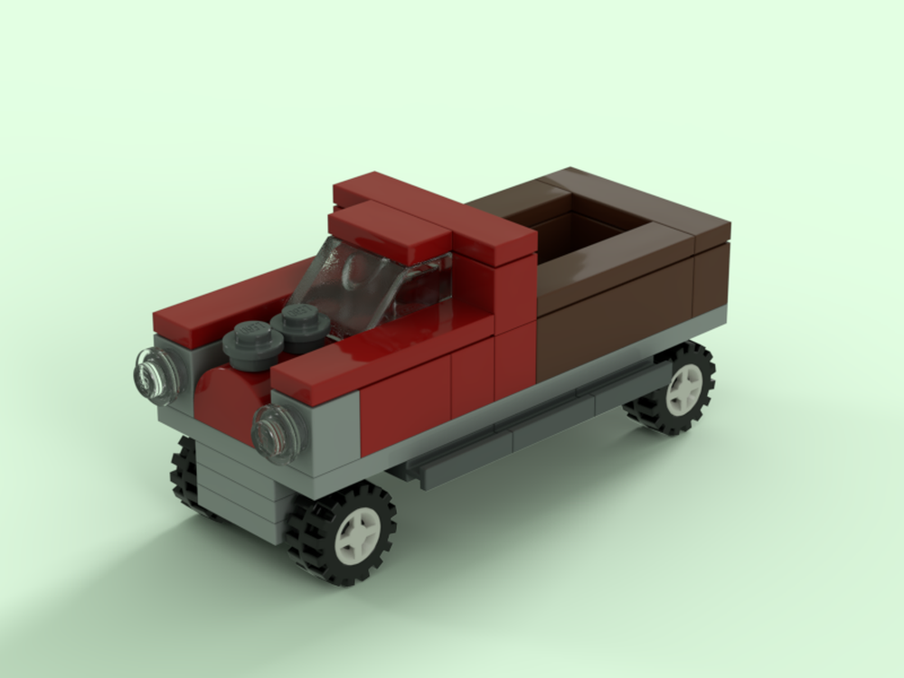 LEGO MOC Old pickup truck by Autozout | Rebrickable - Build with LEGO