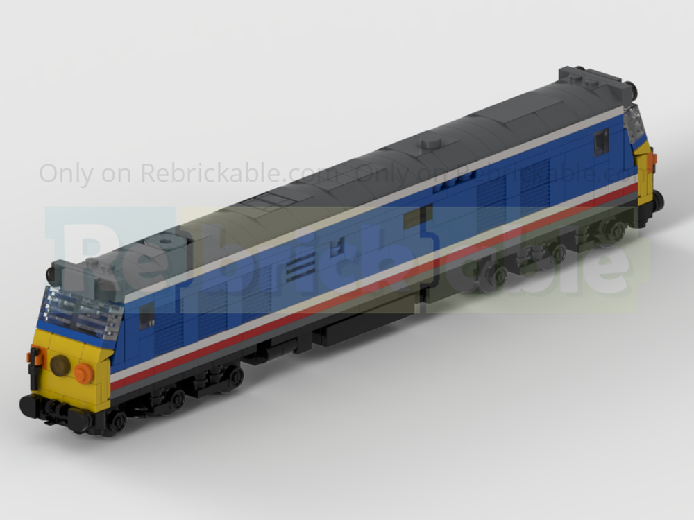 LEGO MOC 4-Wide BR Class 50 Diesel Locomotive Train In Network ...