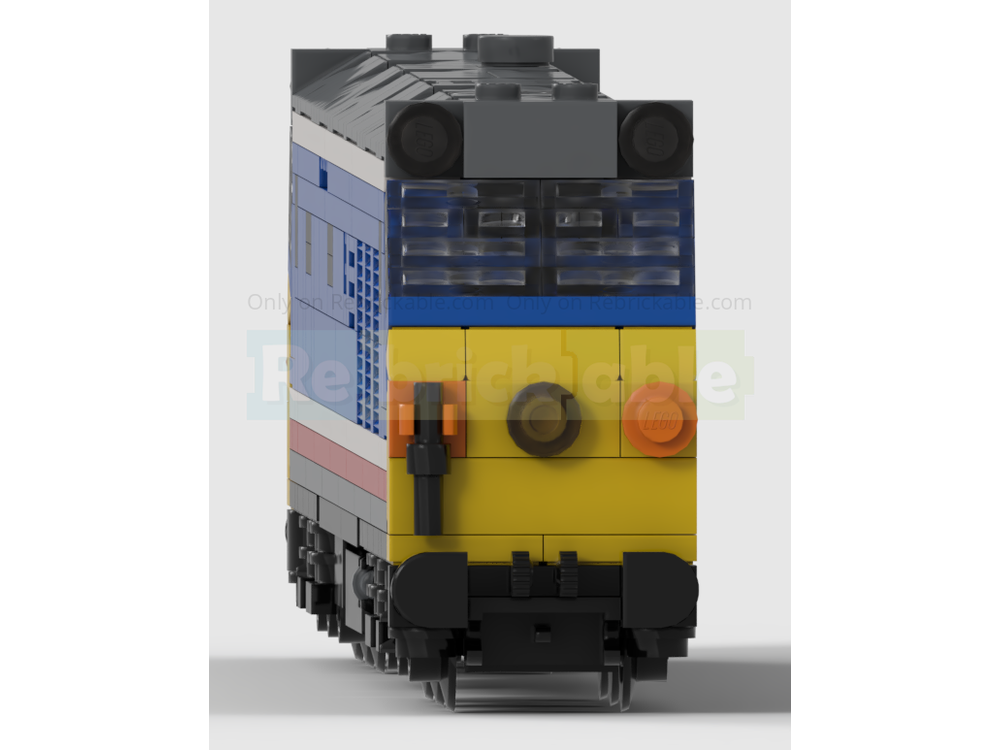 LEGO MOC 4-Wide BR Class 50 Diesel Locomotive Train In Network ...