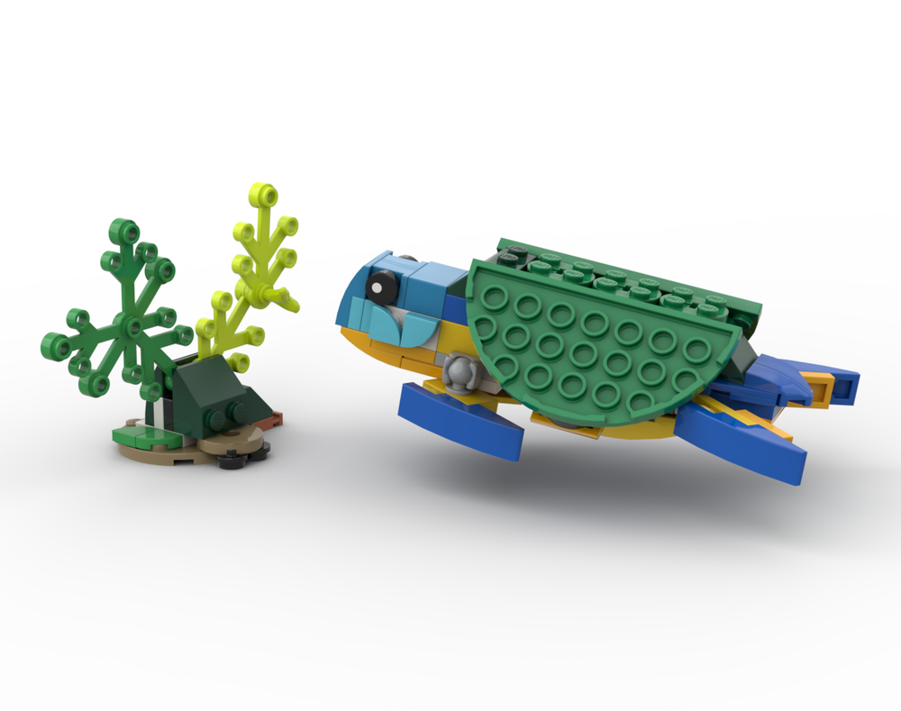 LEGO MOC-206785 31136 turtle by maratus | Rebrickable - Build with LEGO