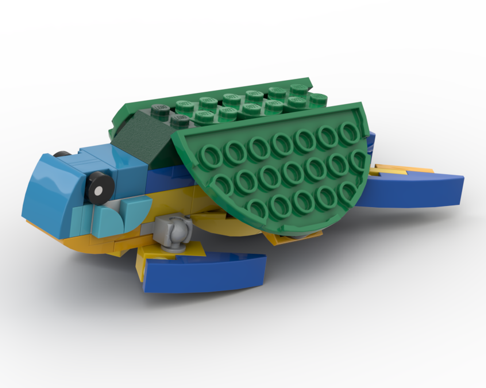 LEGO MOC 31136 turtle by maratus | Rebrickable - Build with LEGO