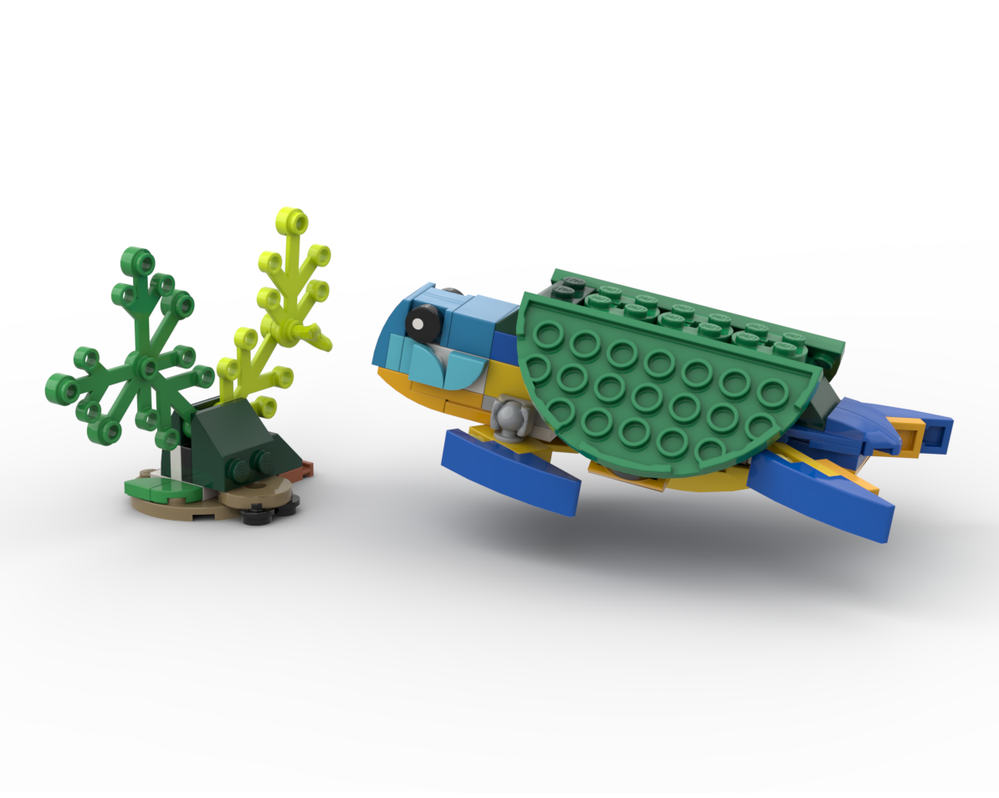 LEGO MOC 31136 turtle by maratus | Rebrickable - Build with LEGO