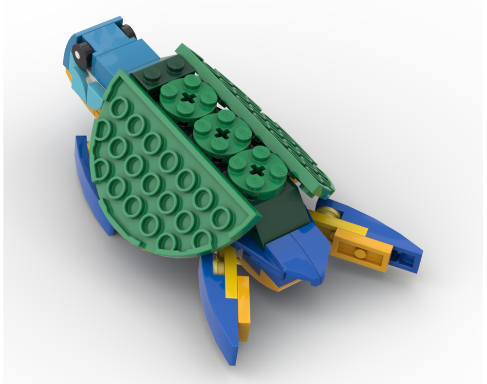 LEGO MOC-206785 31136 turtle by maratus | Rebrickable - Build with LEGO