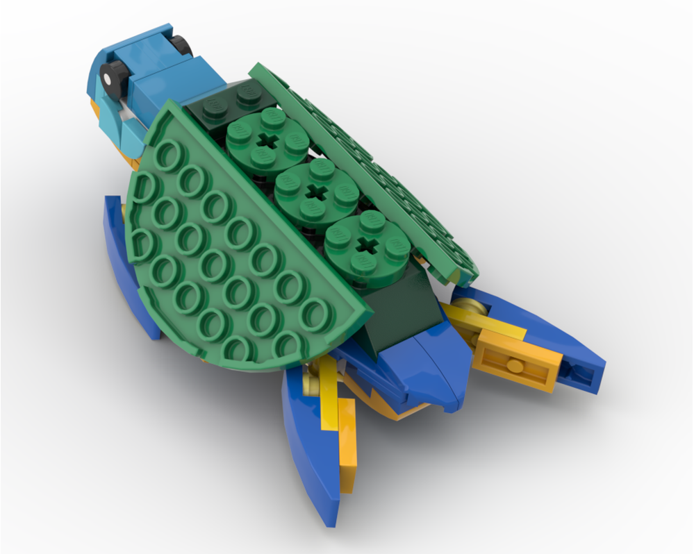 LEGO MOC 31136 turtle by maratus | Rebrickable - Build with LEGO