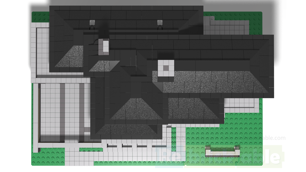 LEGO MOC Microscale brick mansion by Mobilox Studios | Rebrickable ...