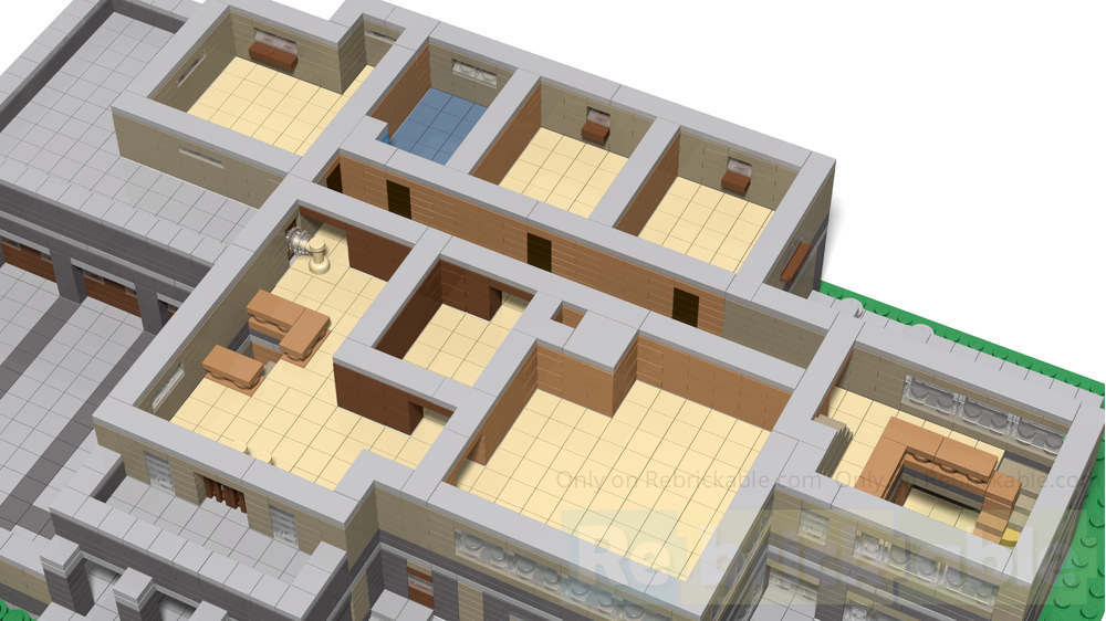 LEGO MOC Microscale brick mansion by Mobilox Studios | Rebrickable ...