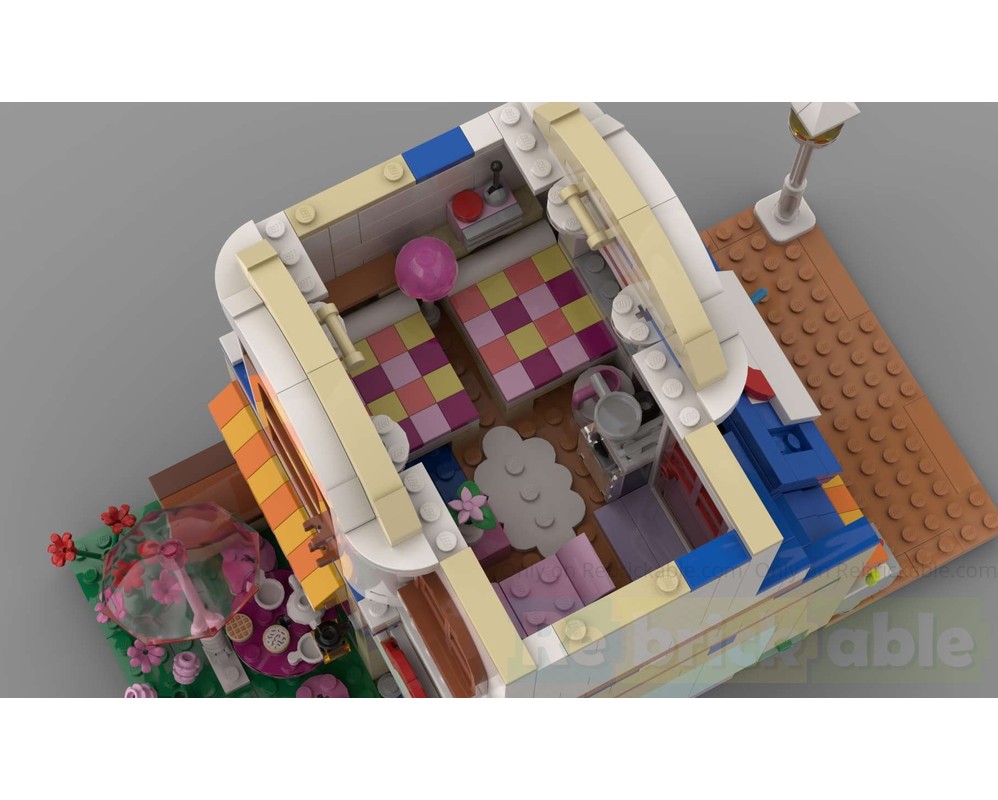 LEGO MOC 77050 Nook's Downtown Cranny and Rosie's Loft by McFarnsworth ...