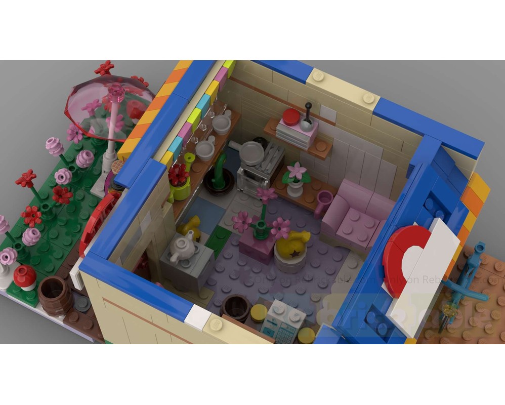 LEGO MOC 77050 Nook's Downtown Cranny and Rosie's Loft by McFarnsworth ...