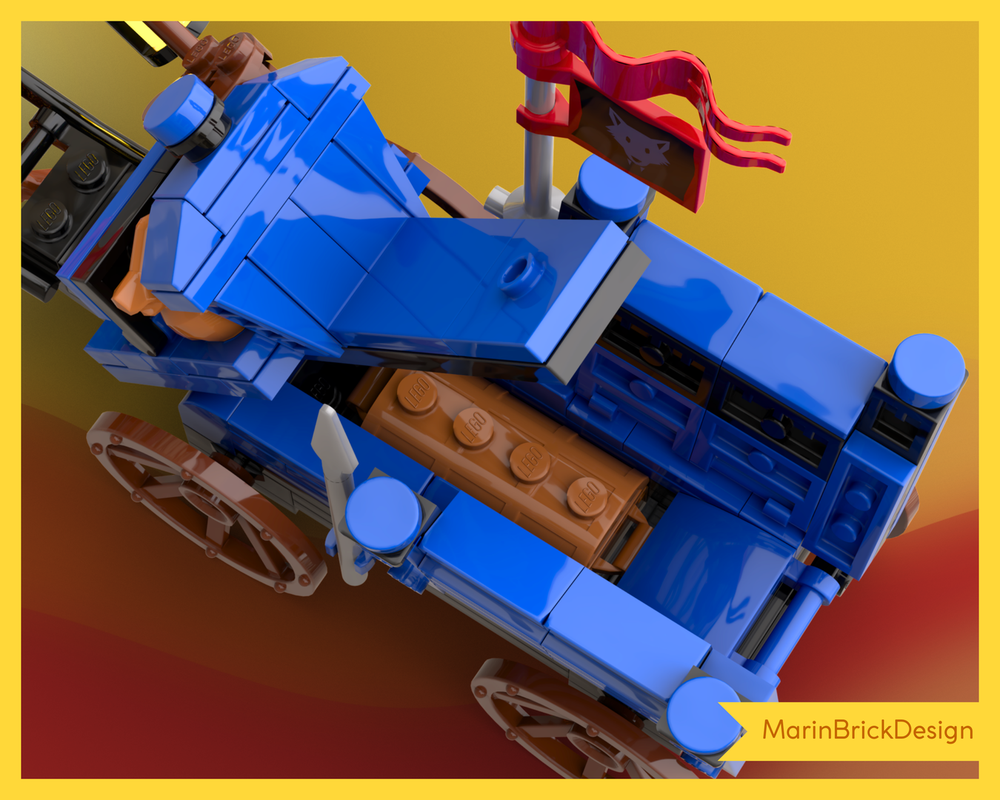 LEGO MOC LEGO 6038 Wolfpack Renegades Wagon Remake Moc - Lego Medieval ...