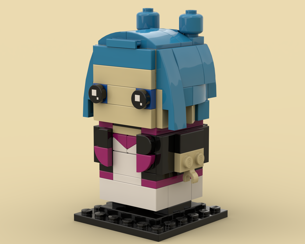 LEGO MOC BrickHeadz of Jinx AU / Powder from Arcane - League of Legends ...