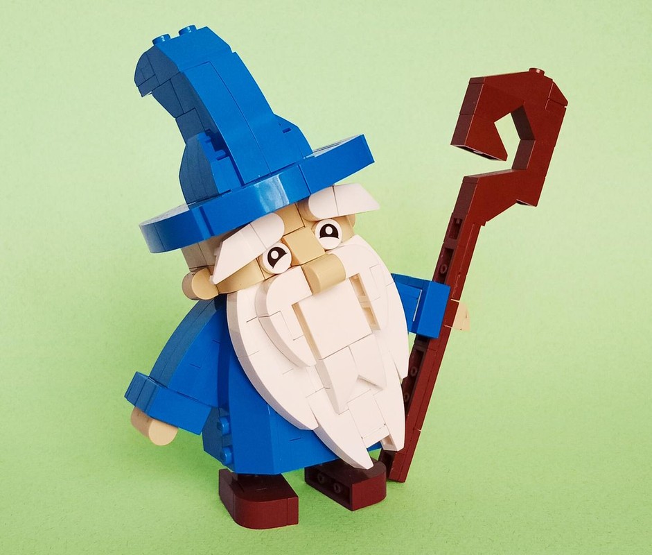 LEGO MOC Cute Wizard by NikiFilik | Rebrickable - Build with LEGO