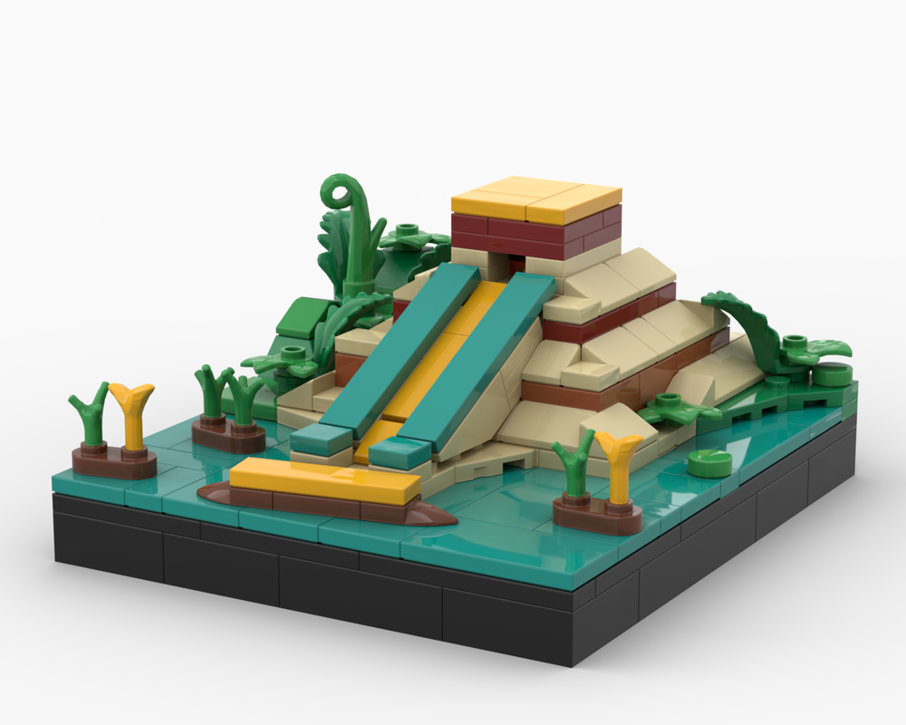 LEGO MOC Mayan Pyramid by prinzlaser | Rebrickable - Build with LEGO
