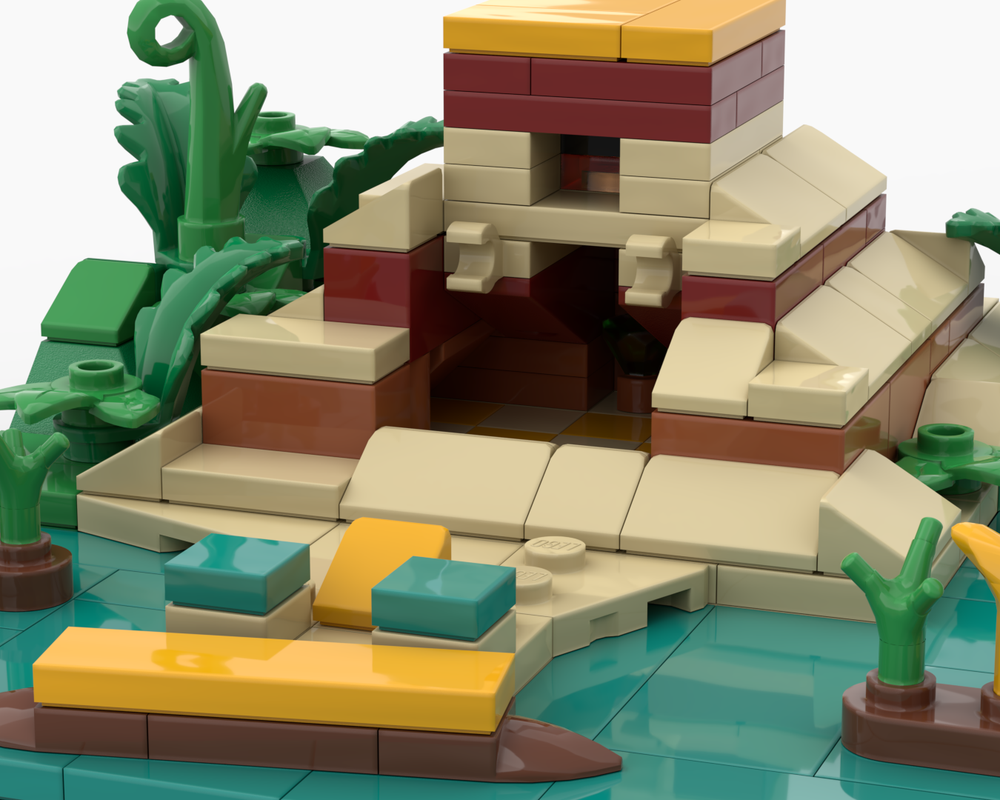 Lego Moc Mayan Pyramid By Prinzlaser Rebrickable Build With Lego
