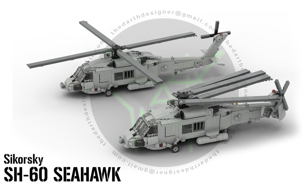 LEGO MOC Sikorsky | SH-60 SEA HAWK - 1:35 Scale (v3) by DarthDesigner ...