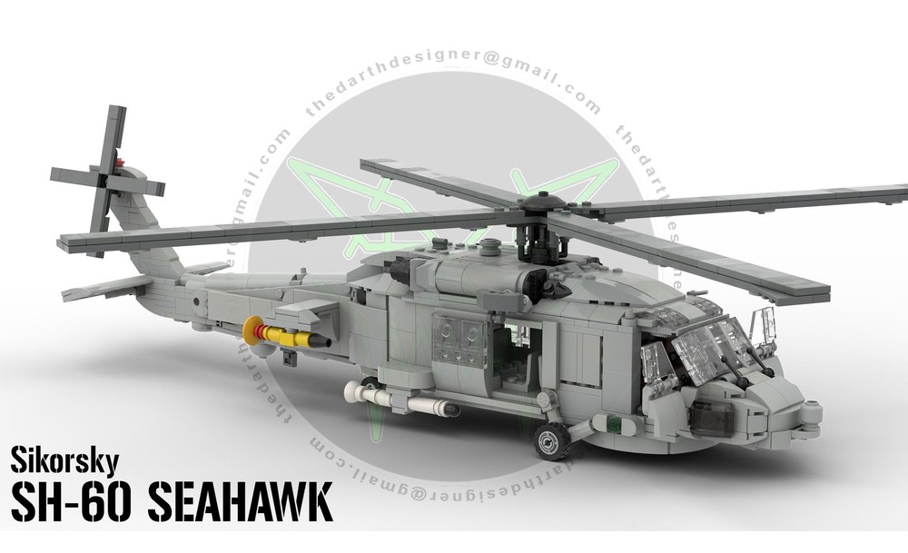 LEGO MOC Sikorsky | SH-60 SEA HAWK - 1:35 Scale (v3) by DarthDesigner ...