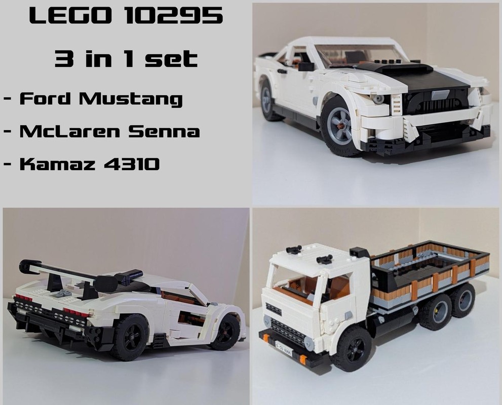 LEGO MOC 10295 3 in 1 Alternative set by Kirvet | Rebrickable - Build ...