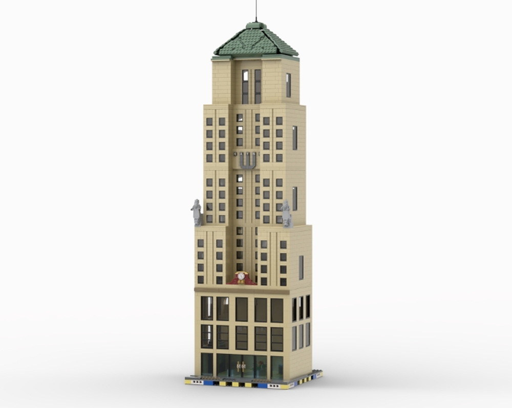 LEGO MOC Wayne's tower by plasticine | Rebrickable - Build with LEGO