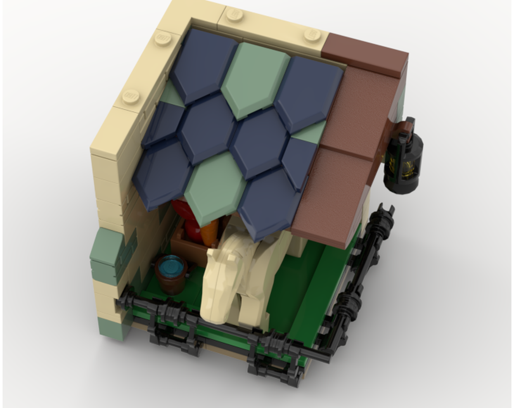 LEGO MOC Horse Stable Habitat by KIrene | Rebrickable - Build with LEGO