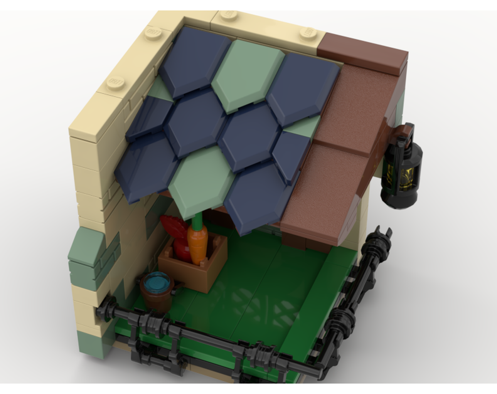 LEGO MOC Horse Stable Habitat by KIrene | Rebrickable - Build with LEGO