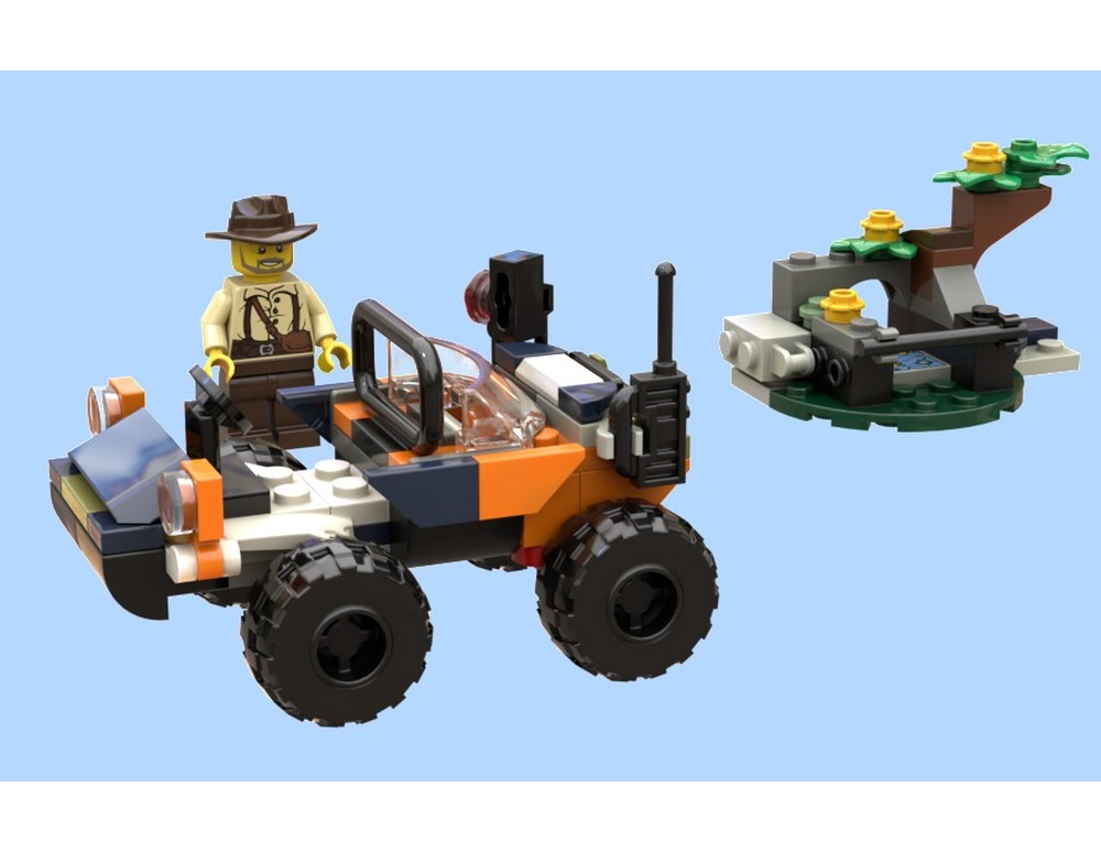 Lego Moc Alt Build 60424 Jungle Explorer Swamp Hopper By Rustyrunt