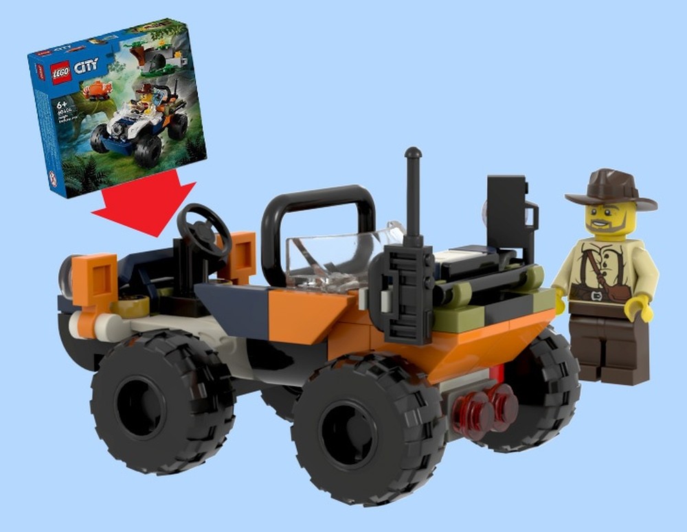 LEGO MOC Alt Build 60424 Jungle Explorer. (Swamp Hopper) by RustyRunt ...