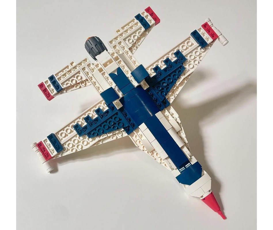 LEGO MOC F-16 Thunderbird by Jebricks_ | Rebrickable - Build with LEGO