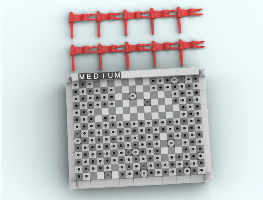 LEGO MOC Minesweeper Classic by Studs_on_a_Tile | Rebrickable - Build ...