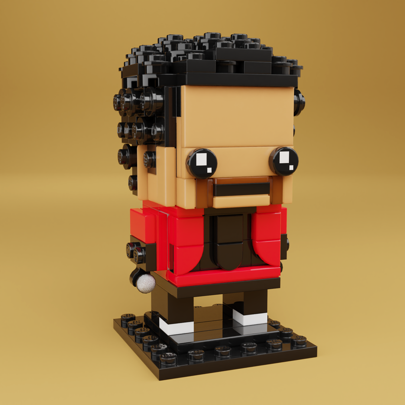 LEGO MOC The Weeknd Custom Brickheadz by IconicBrix | Rebrickable ...