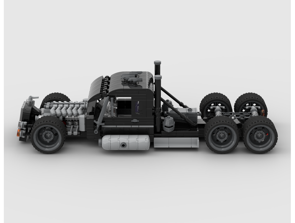 LEGO MOC 1986 Peterbilt 359 'The Cathedral' by toms8wides | Rebrickable ...