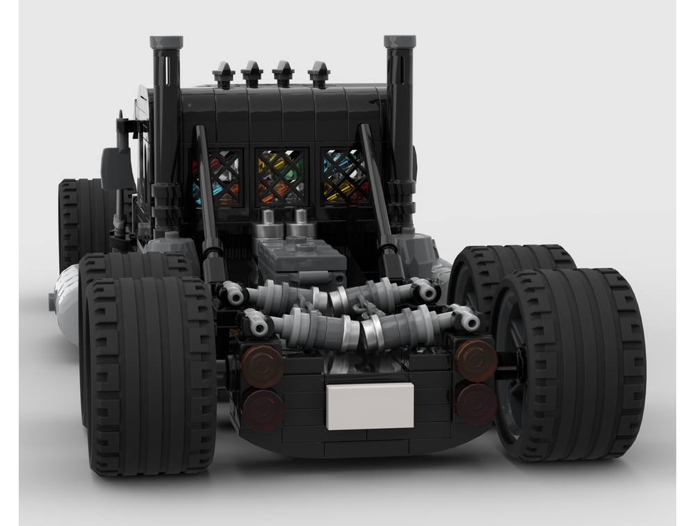 LEGO MOC 1986 Peterbilt 359 'The Cathedral' by toms8wides | Rebrickable ...