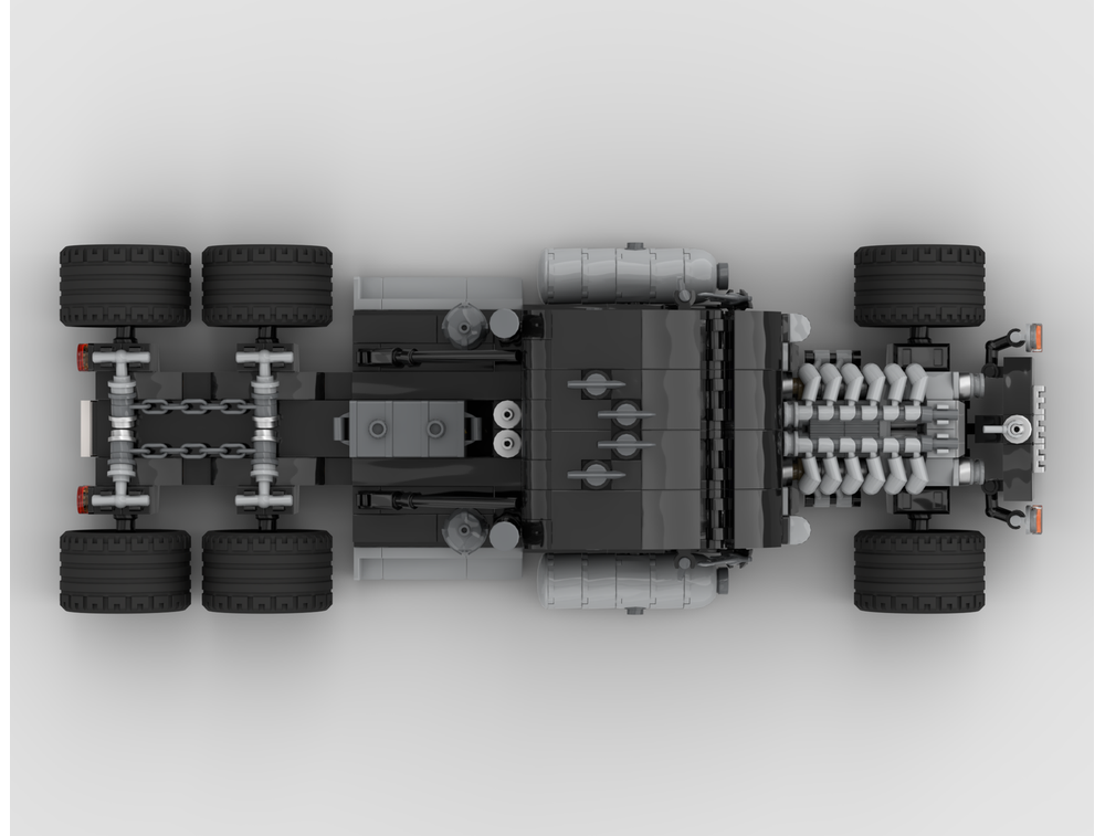 LEGO MOC 1986 Peterbilt 359 'The Cathedral' by toms8wides | Rebrickable ...