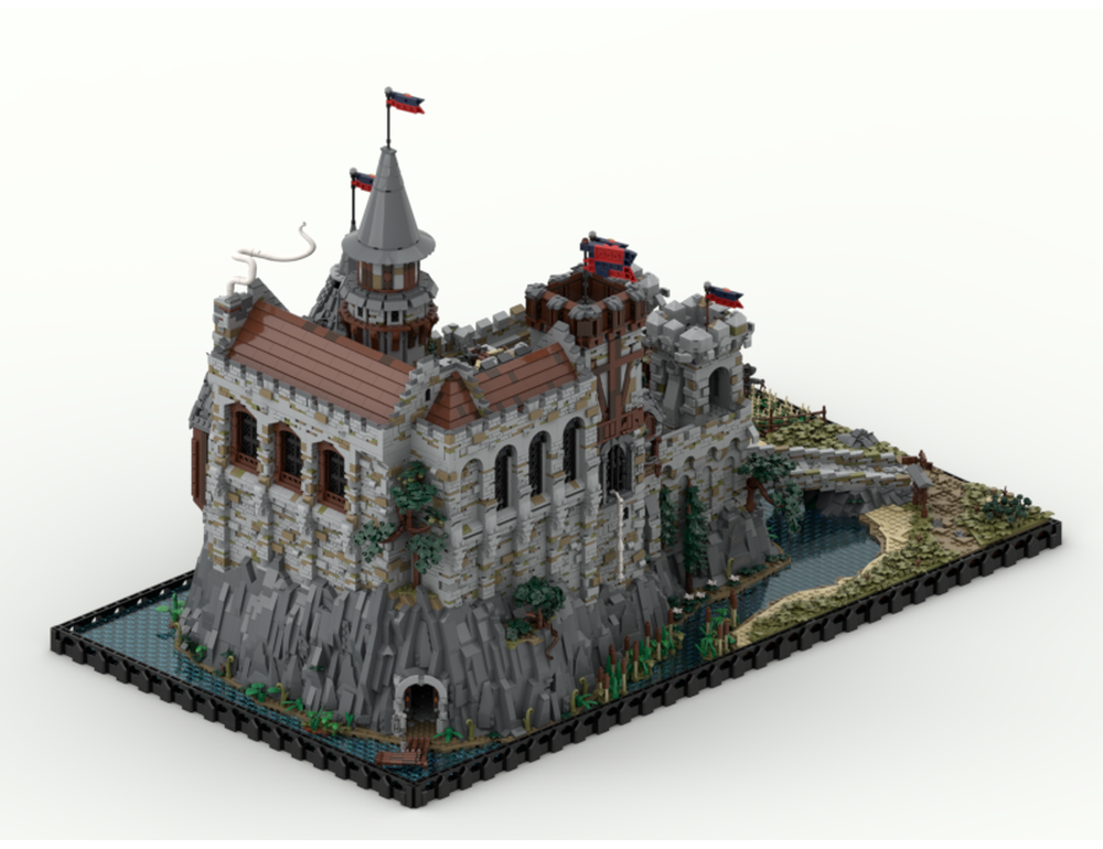 Lego Moc Medieval Castle By Pontusgehrmannmocs Rebrickable Build