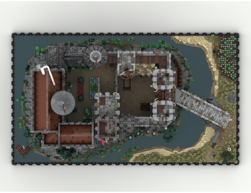 Lego Moc Medieval Castle By Pontusgehrmannmocs Rebrickable Build