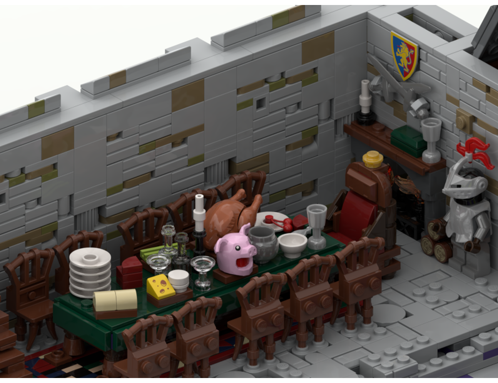 Lego Moc Medieval Castle By Pontusgehrmannmocs Rebrickable Build