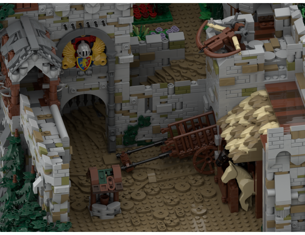 Lego Moc Medieval Castle By Pontusgehrmannmocs Rebrickable Build