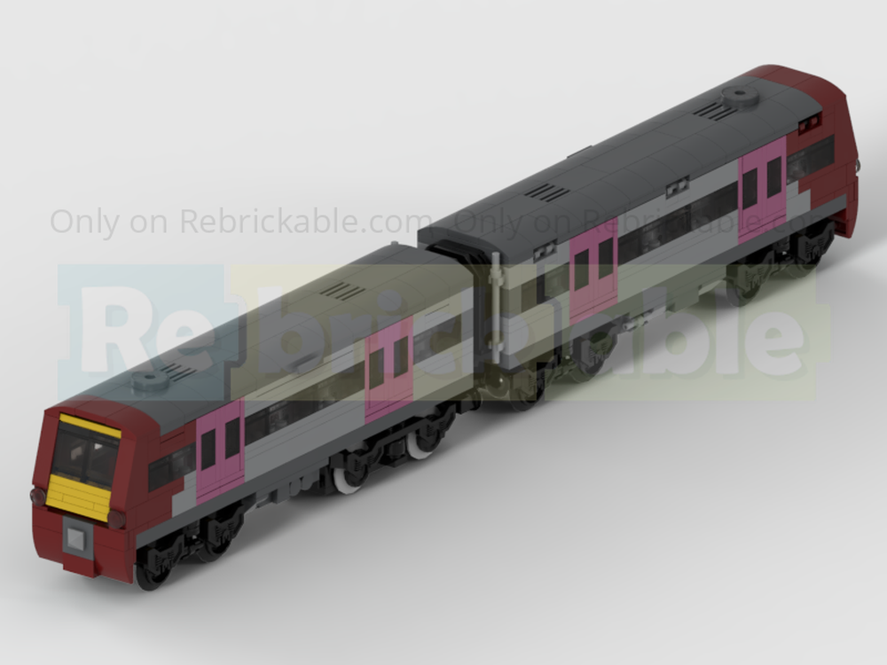 LEGO MOC Class 170 Turbostar 2-Carriage DMU Train in Cross Country ...